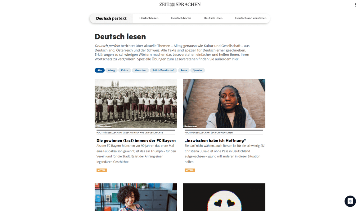 10 sources of easy texts to read in German - Deutsch WTF